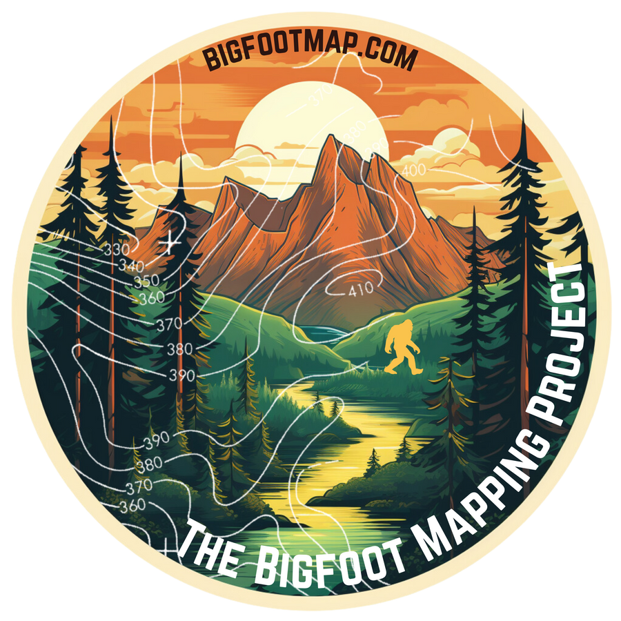 Retro Bigfoot Sticker (3 in. Round) – BMP Field Shop