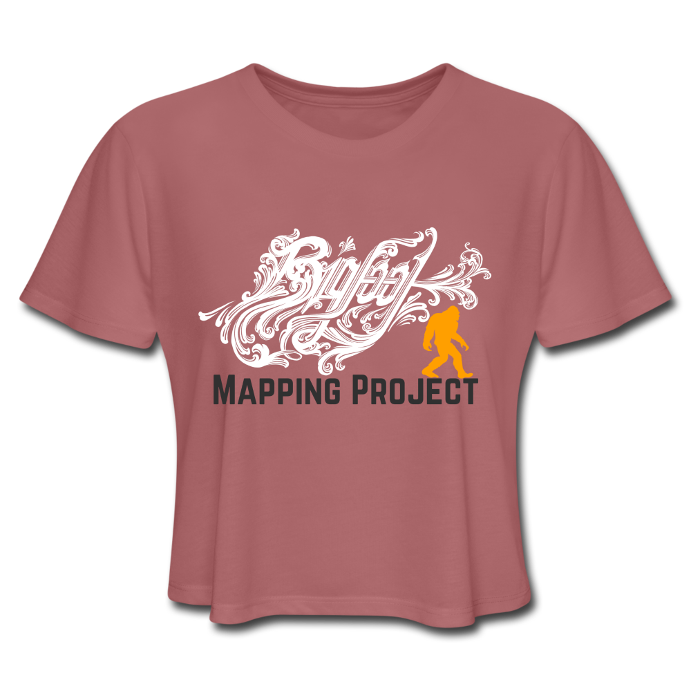 Bigfoot Mapping Project Women s Cropped T Shirt BMP Field Shop bigfoot-mapping-project-women-s-cropped-t-shirt-bmp-field-shop